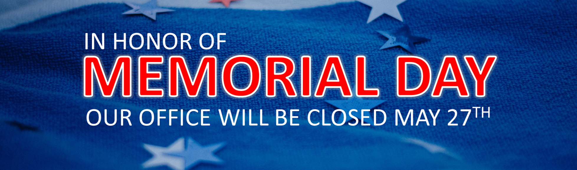 Memorial Day Office Closed Email Template